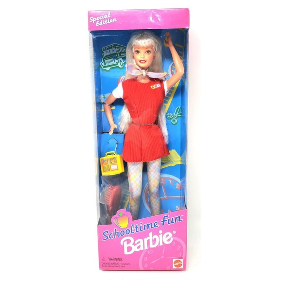 Mattel | Toys | Vintage Nib 997 Schooltime Fun Barbie 18487 Mattel Doll ...